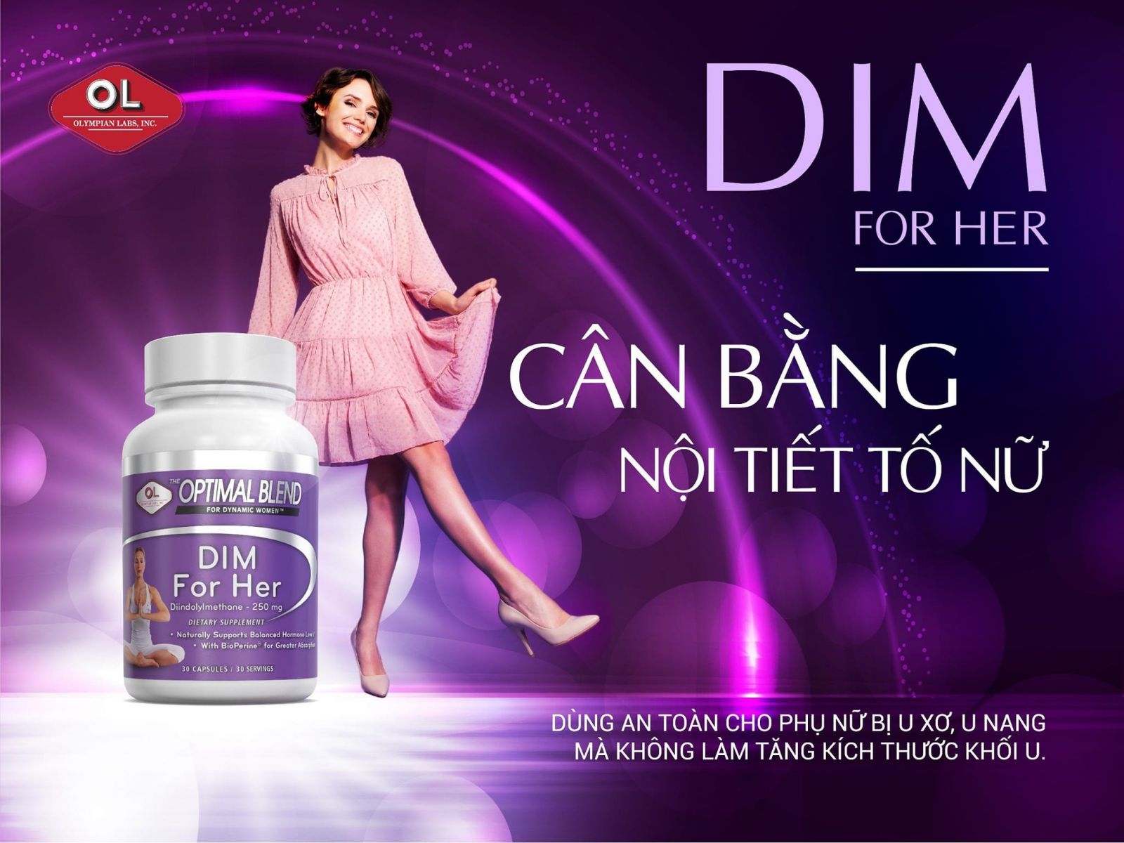 Dim For Her 30 viên - Hỗ trợ cân bằng nội tiết tố nữ